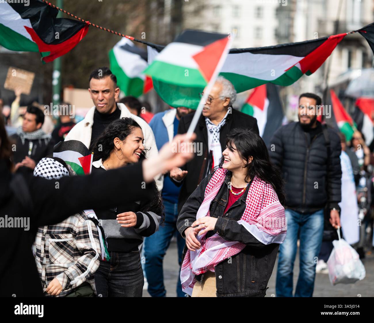 National Protest march against racism, hatred, discrimination, un ...