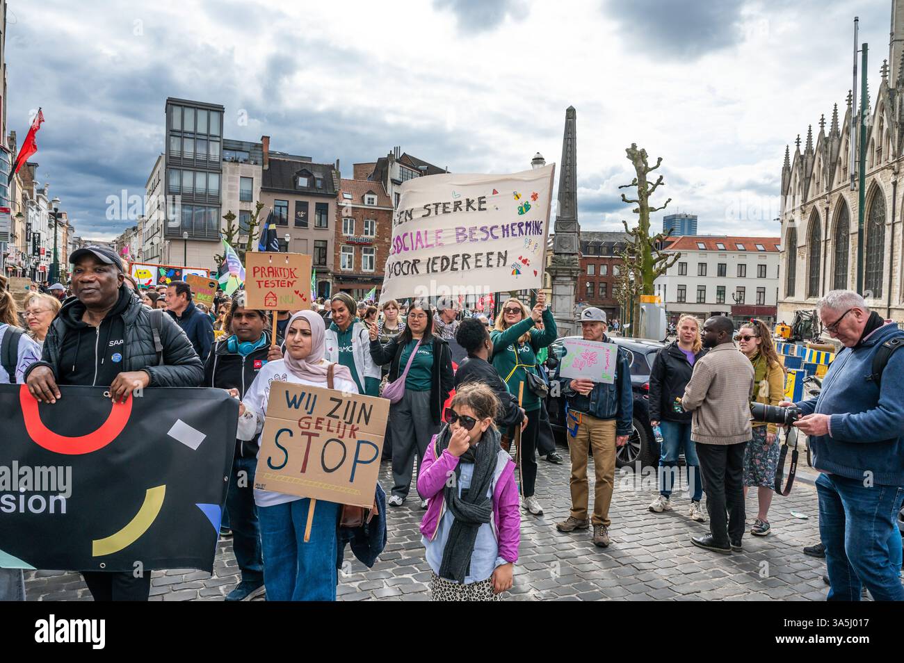 National Protest march against racism, hatred, discrimination, un ...