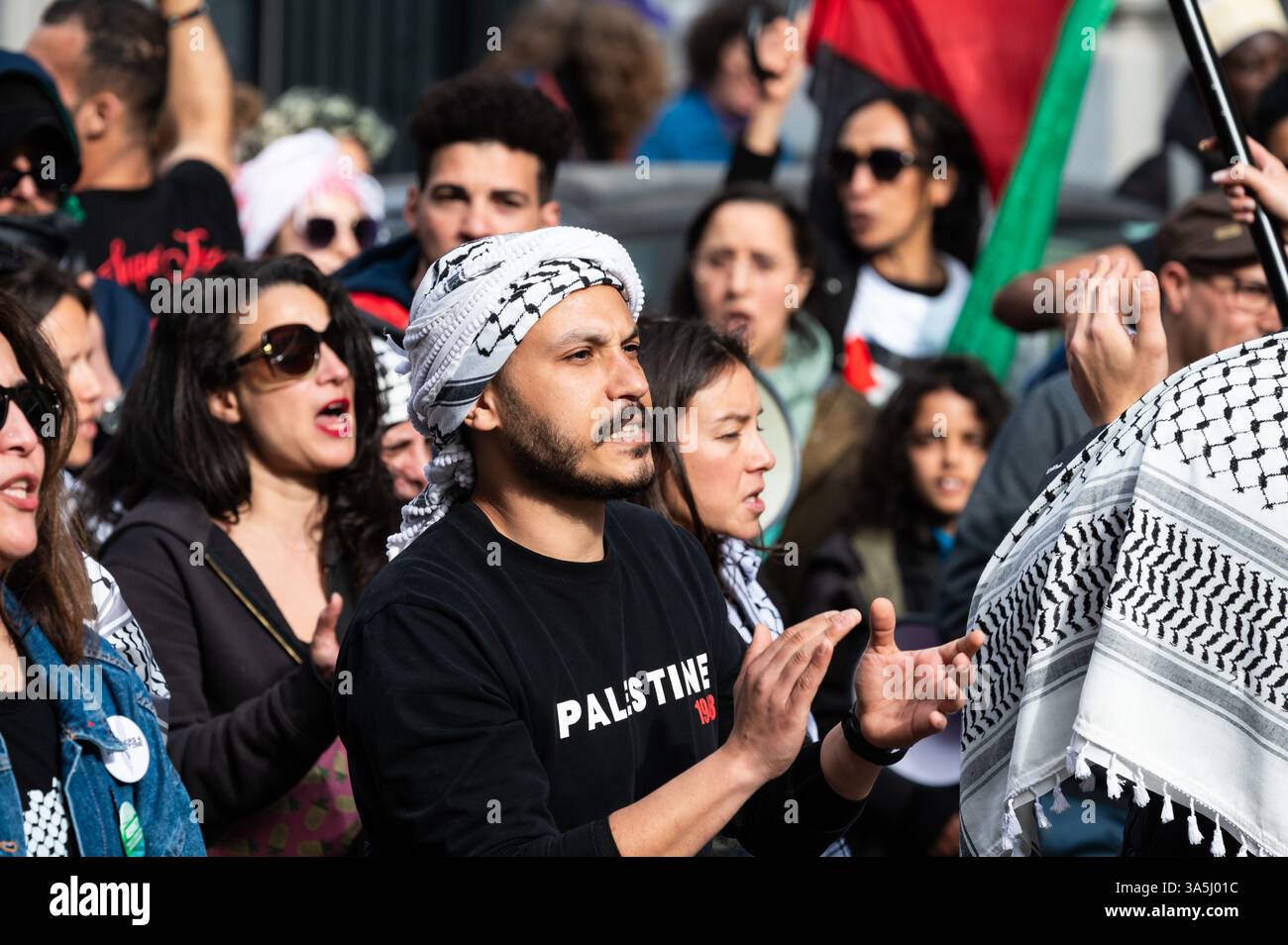 National Protest march against racism, hatred, discrimination, un ...