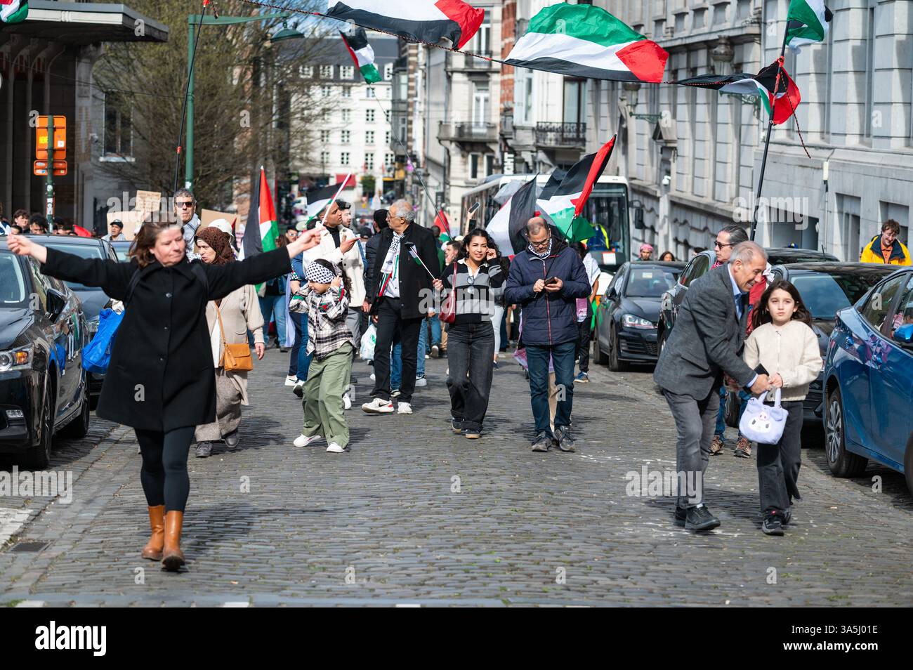 National Protest march against racism, hatred, discrimination, un ...