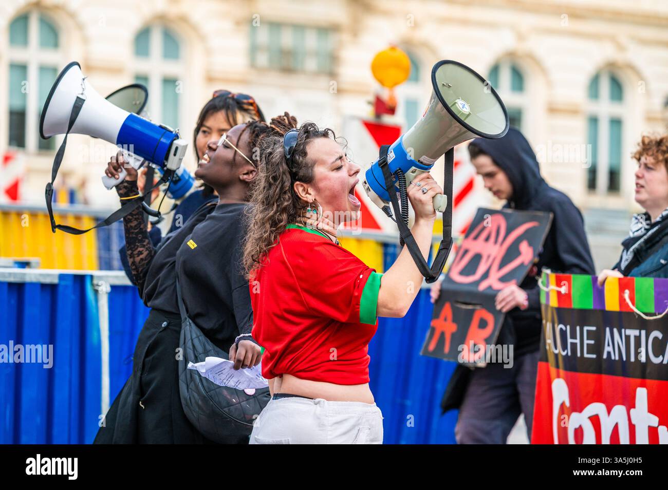 National Protest march against racism, hatred, discrimination, un ...