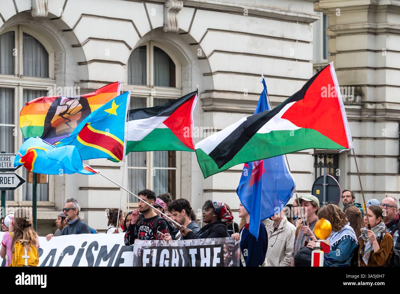 National Protest march against racism, hatred, discrimination, un ...
