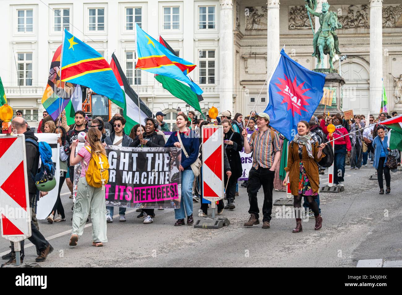 National Protest march against racism, hatred, discrimination, un ...