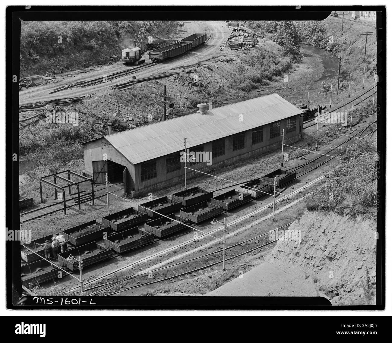 Empty coal cars at U.S. Coal and Coke Company’s Gary Mines in McDowell ...