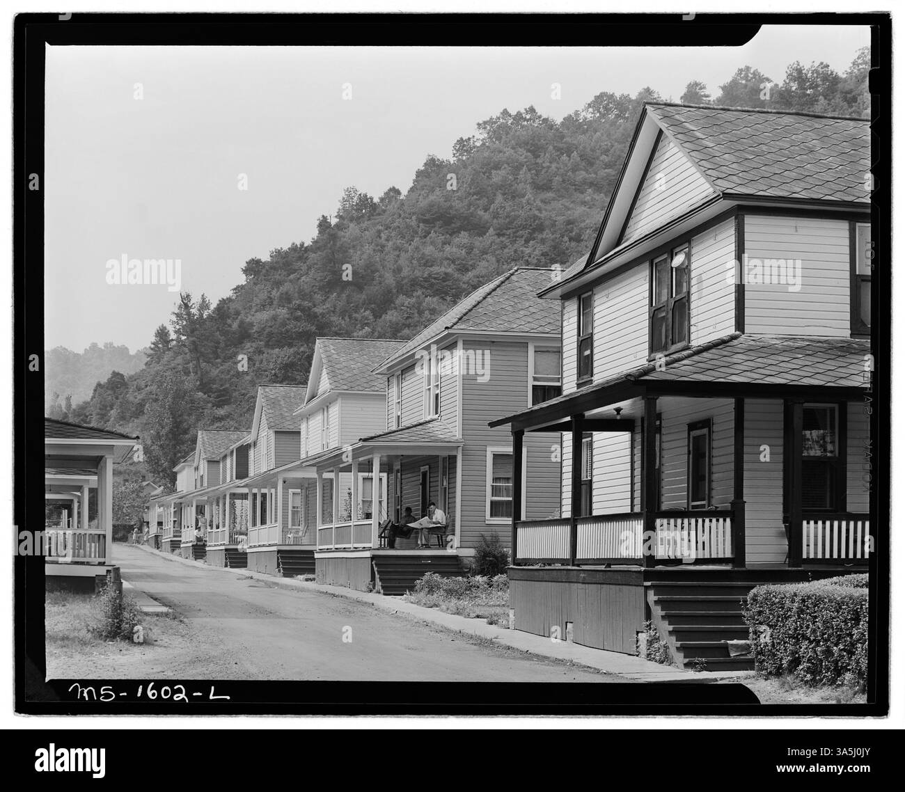 Typical houses for miners at U.S. Coal and Coke Company’s Gary Mines in ...
