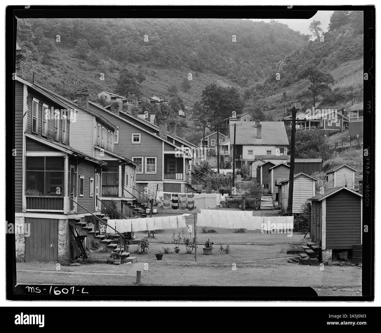 A view of typical backyards at the U.S. Coal and Coke Company’s Gary ...