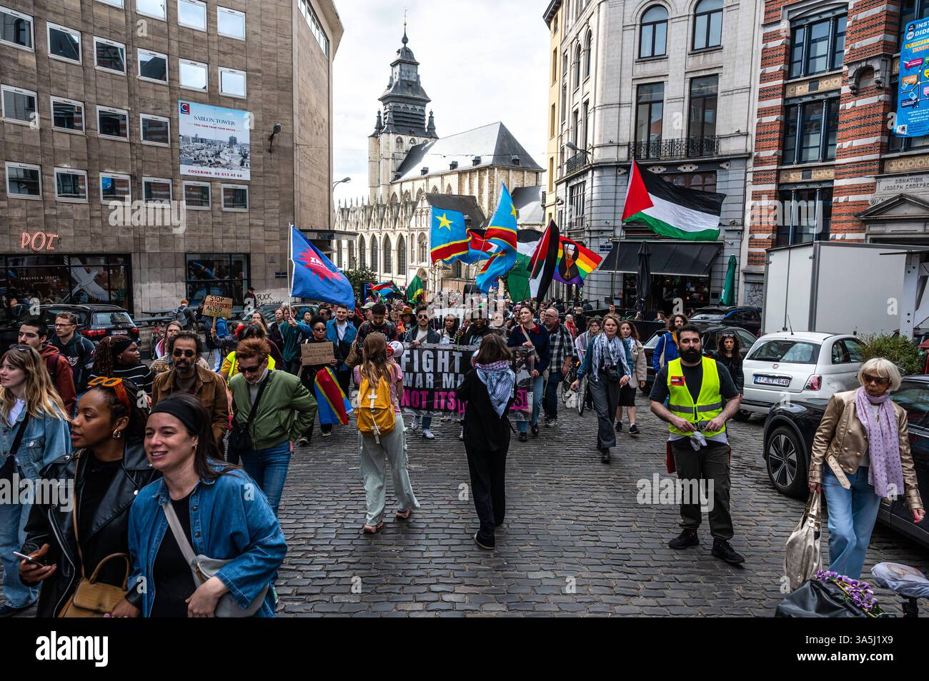 National Protest march against racism, hatred, discrimination, un ...