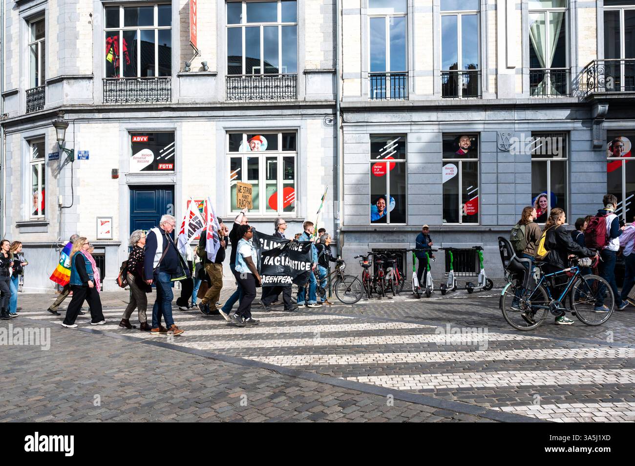 National Protest march against racism, hatred, discrimination, un ...