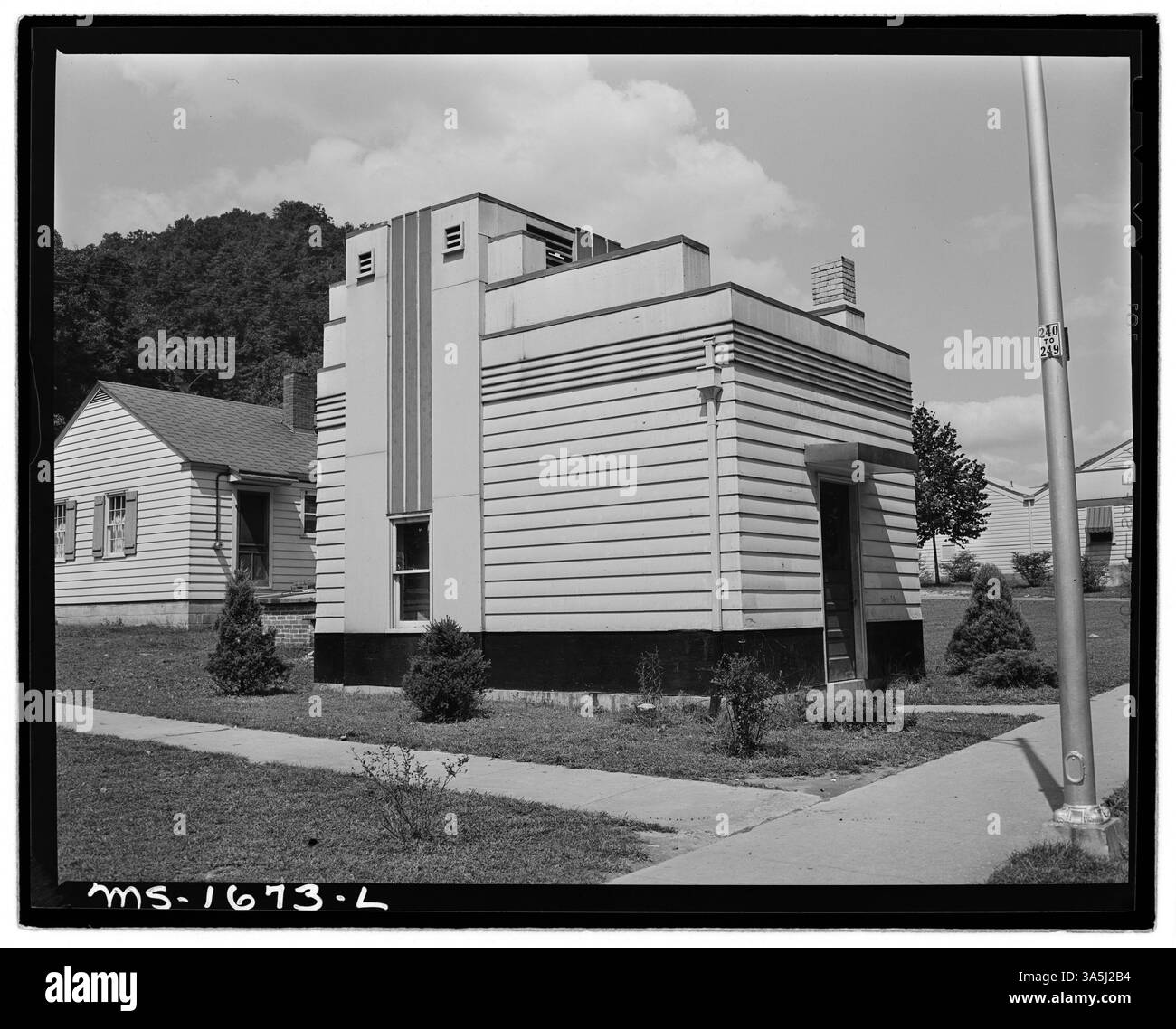 The pumphouse in the company housing project at Koppers Coal Division’s ...