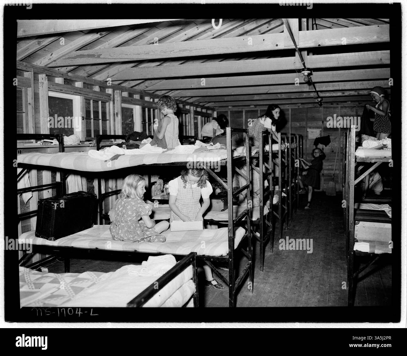 Inside one of the cottages at Koppers Recreation Camps, Inc., located at Camp Thomas E ...