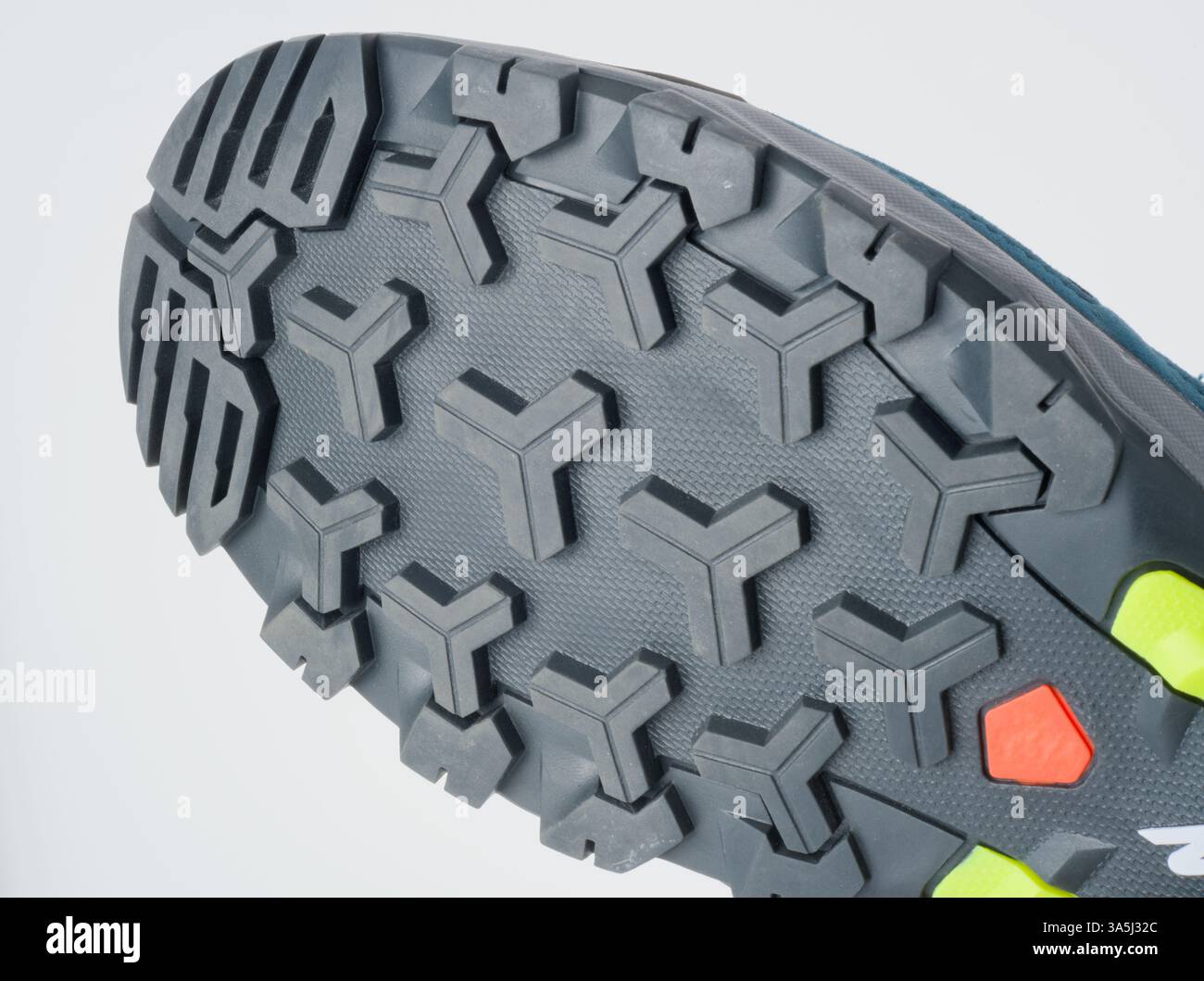 Shoe sole. The strong grip traction of a walking shoe sole Stock Photo ...
