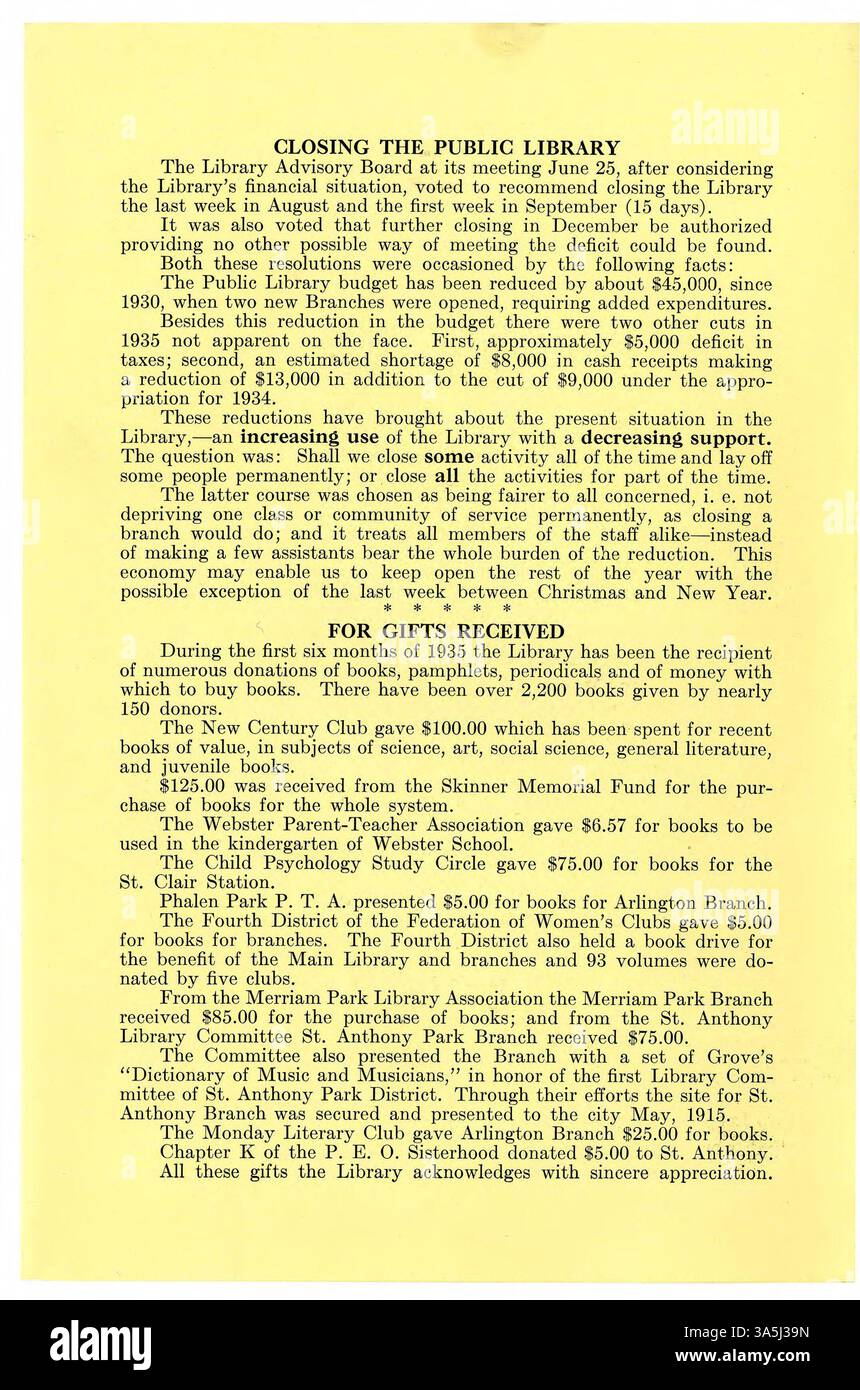 The Library Beacon’s first half of 1935 edition covers important ...