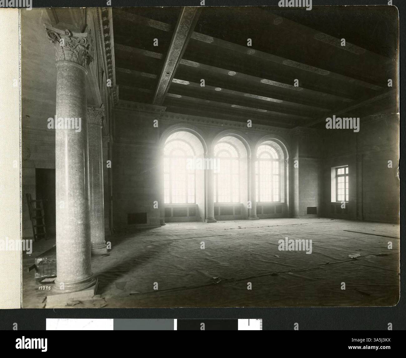 This image shows the completed ceiling decoration of the Circulation ...