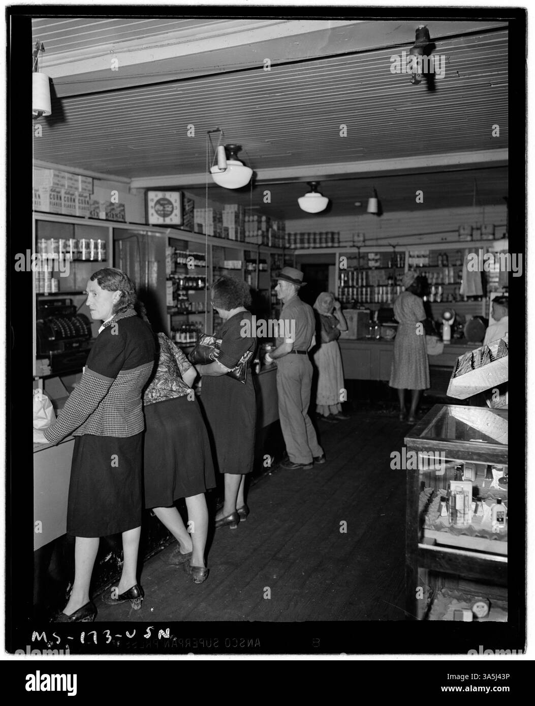 The interior of the company store at Christopher Coal Company’s ...