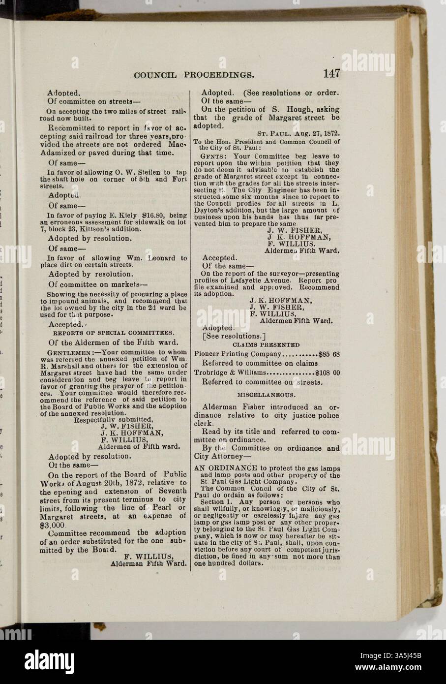 This book captures the St. Paul City Council’s actions between April 9 ...