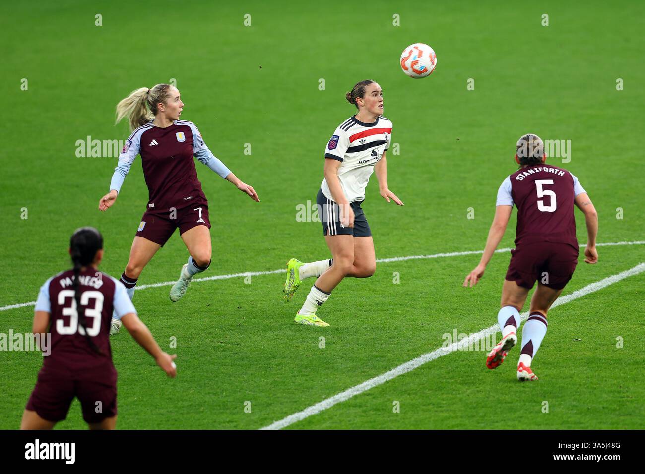 Birmingham, England, 23rd March 2025. Grace Clinton of Manchester ...