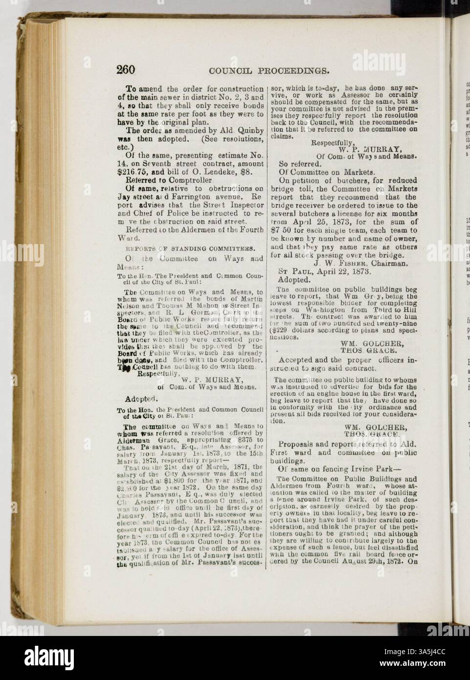 This volume records the St. Paul City Council's proceedings from April ...