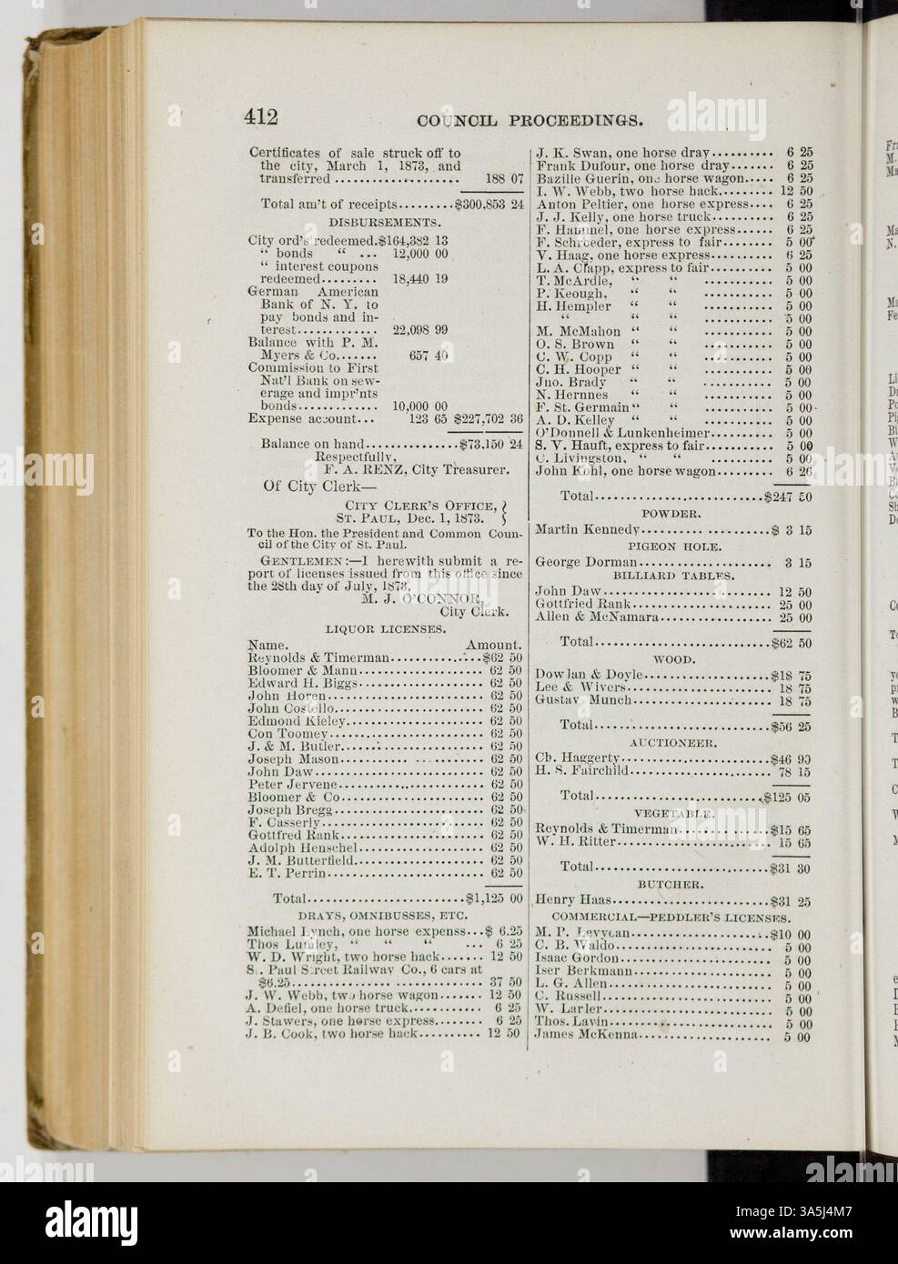 This volume includes the St. Paul Common Council’s proceedings from ...