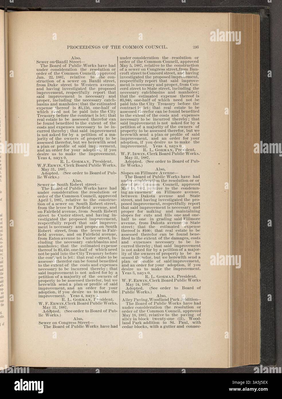 This document details the actions and policy decisions made by the City of Saint Paul’s Common ...