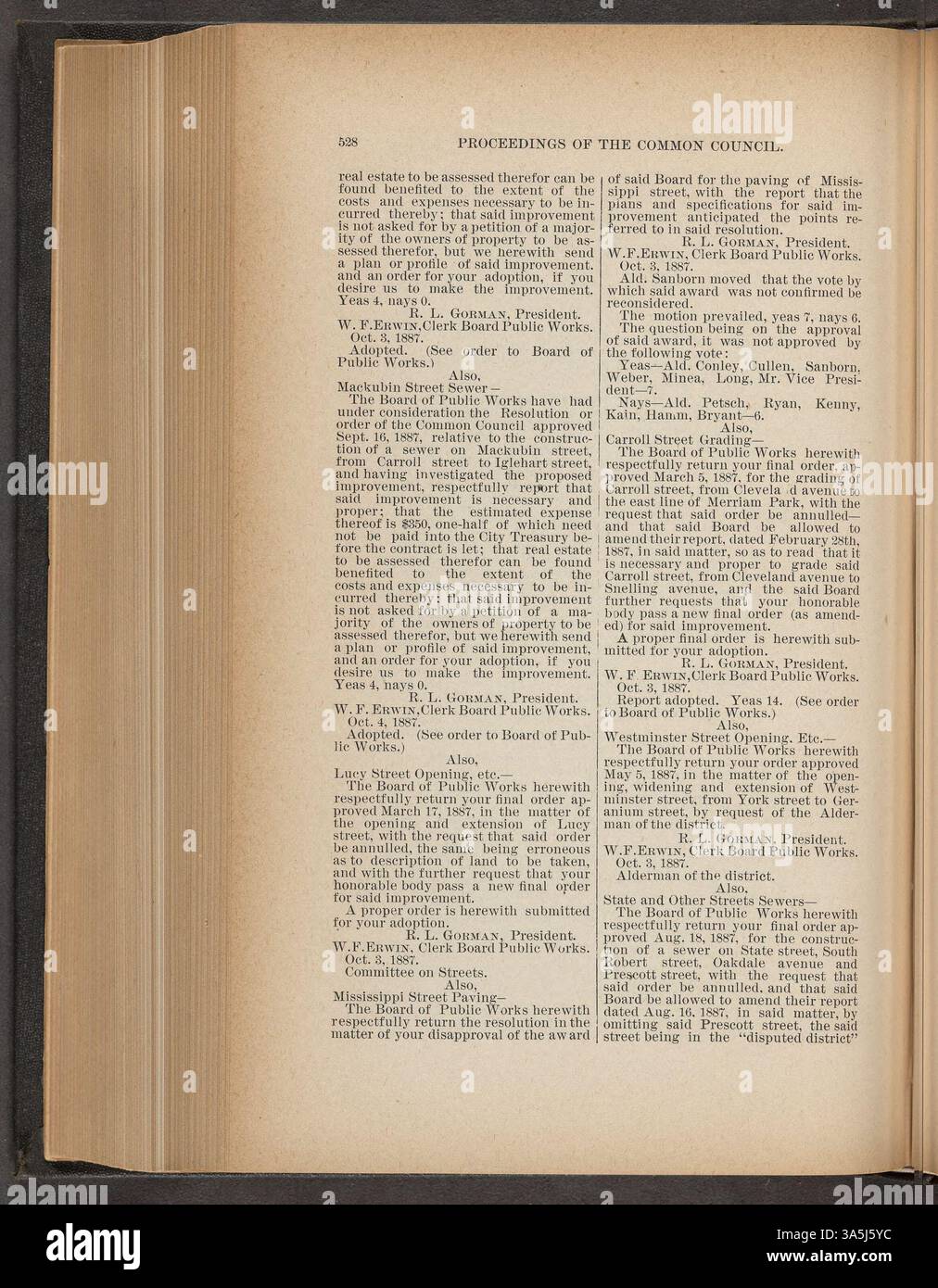 This document records the official decisions and actions of the Saint Paul City Council from ...