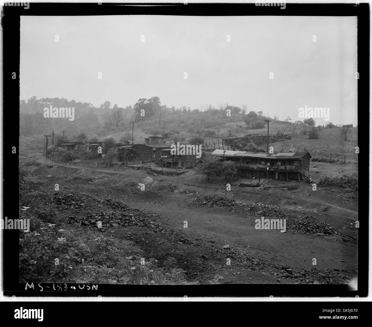 A part of the Louise Coal Company housing project in Osage, West ...