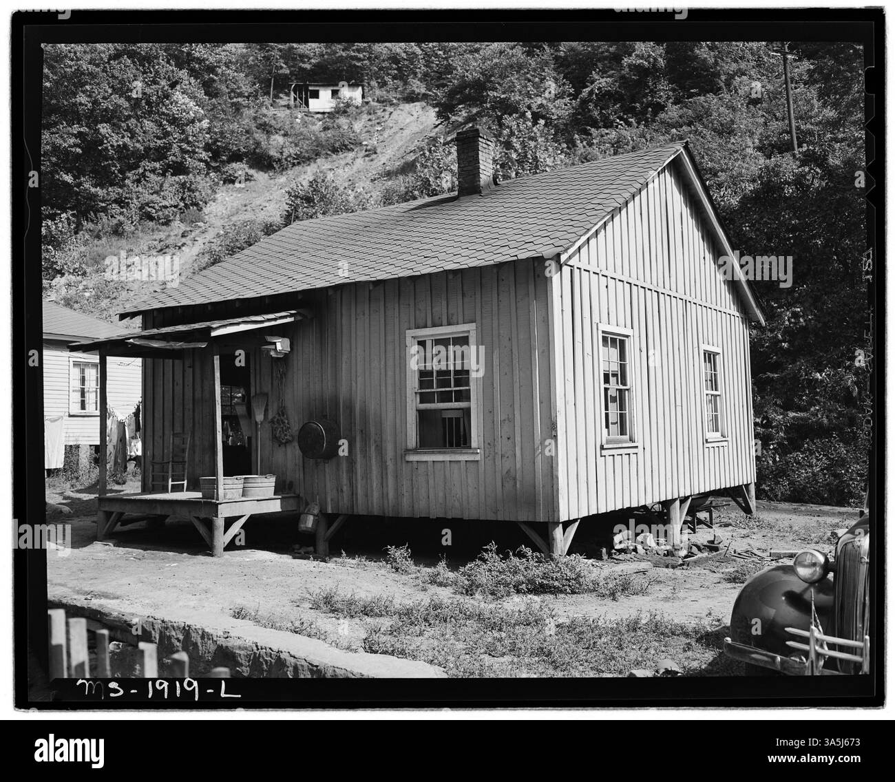 This 1946 photograph shows a typical house at the Panther Red Ash Coal ...