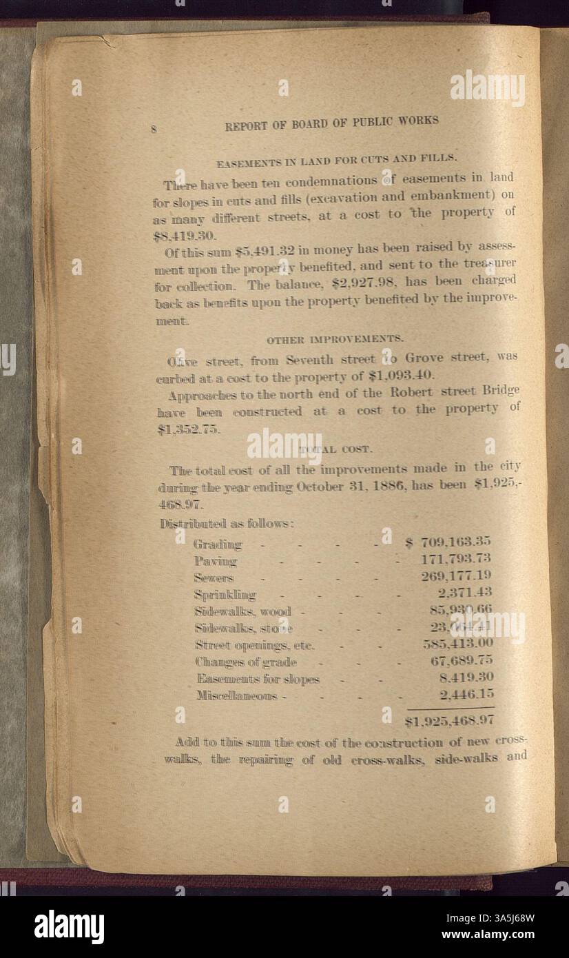Reflecting the citys infrastructure growth during the late 19th century ...