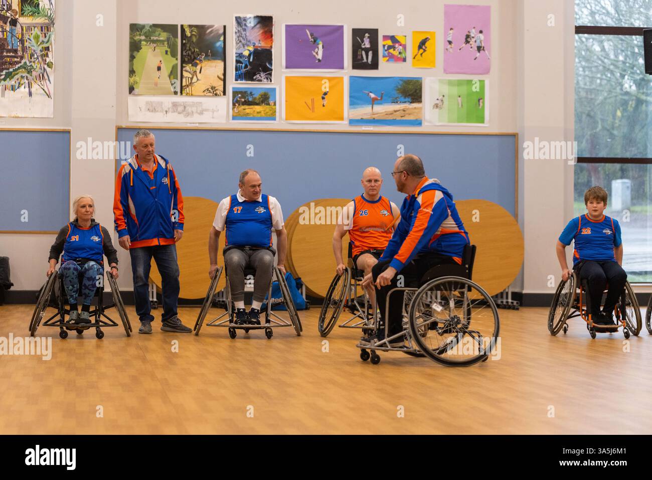 Knaresborough, UK. 23 MAR, 2025. Roz Savage, Ed Davey and Max Wilkinson ...