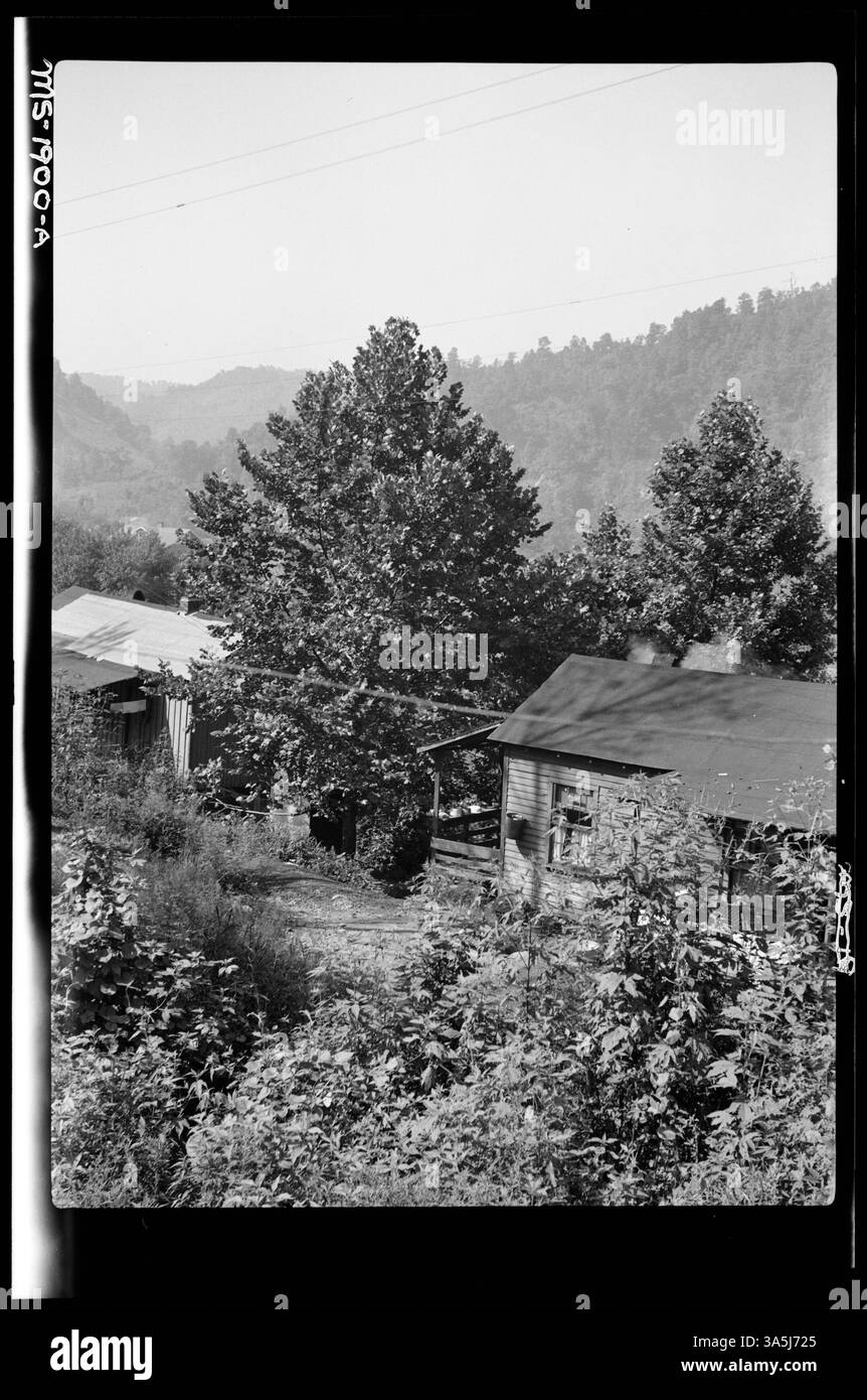 This photograph shows a company-owned miner's home at the Columbus #3 ...