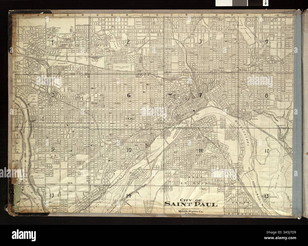 The aerial photographic atlas includes 15 black-and-white photographs ...
