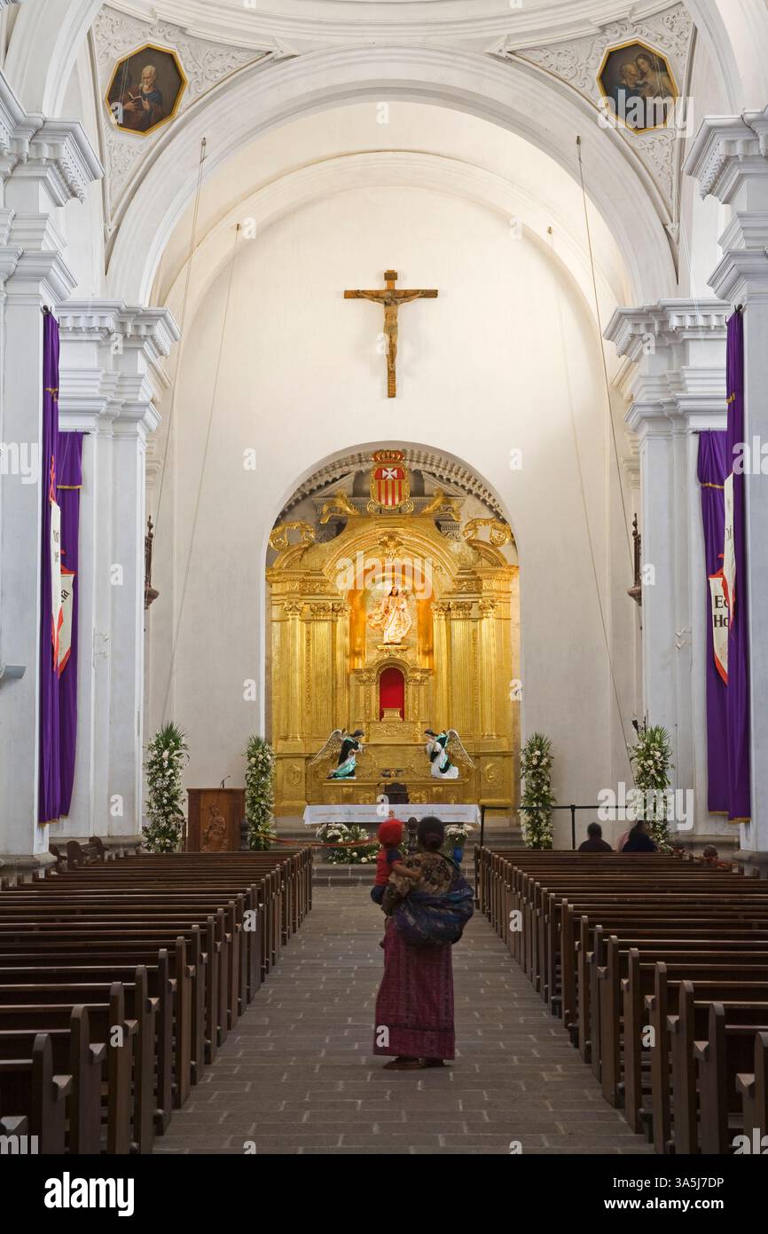 Nuestra Senora de Las Mercedes Church, Antigua City, Guatemala, Central ...