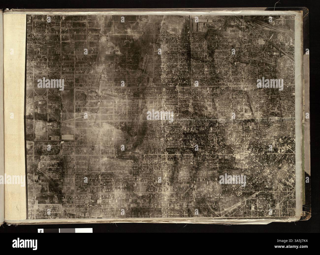 This aerial photographic atlas features 15 black and white images of ...