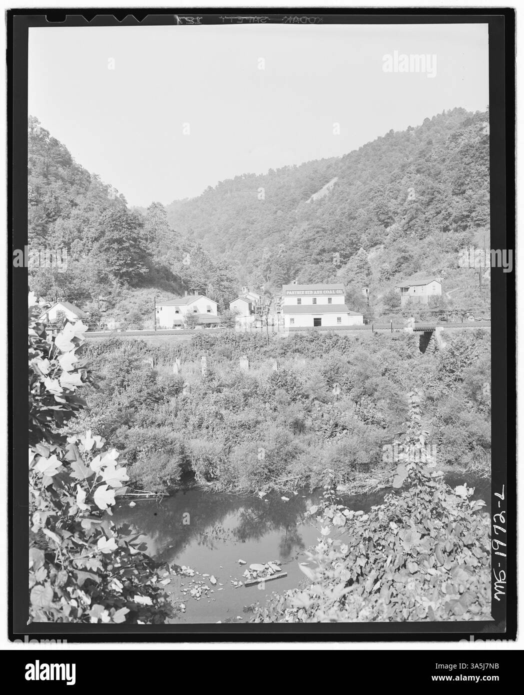 A photograph of Panther Red Ash Coal Corporation’s Douglas Mines in ...