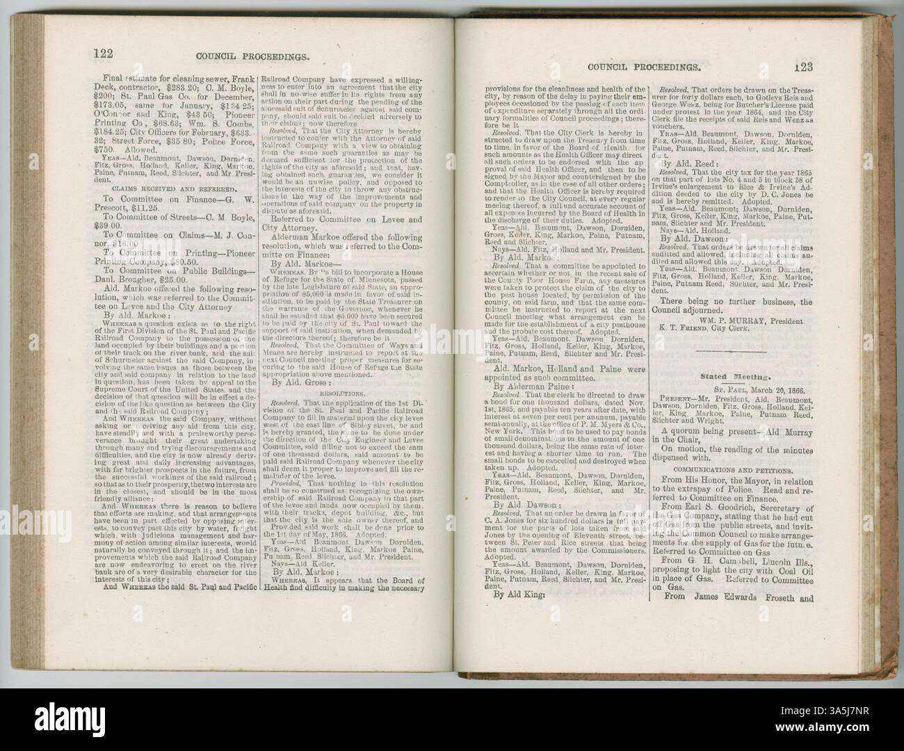 1866 it documents the resolutions passed hi-res stock photography and ...