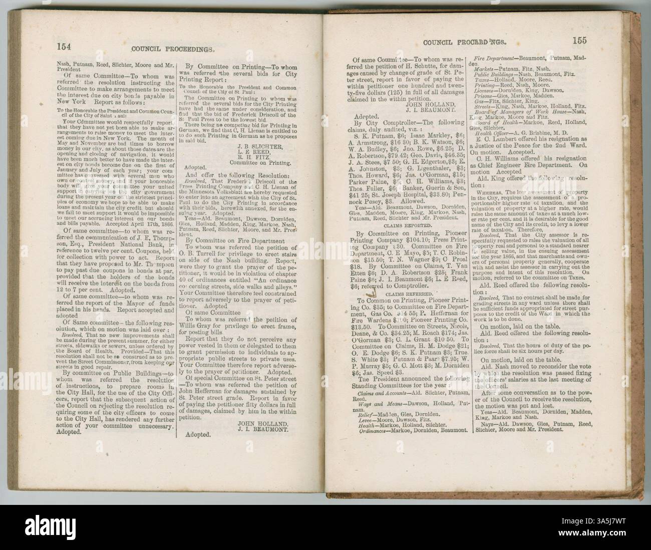 This volume documents the official proceedings of the St. Paul Common ...