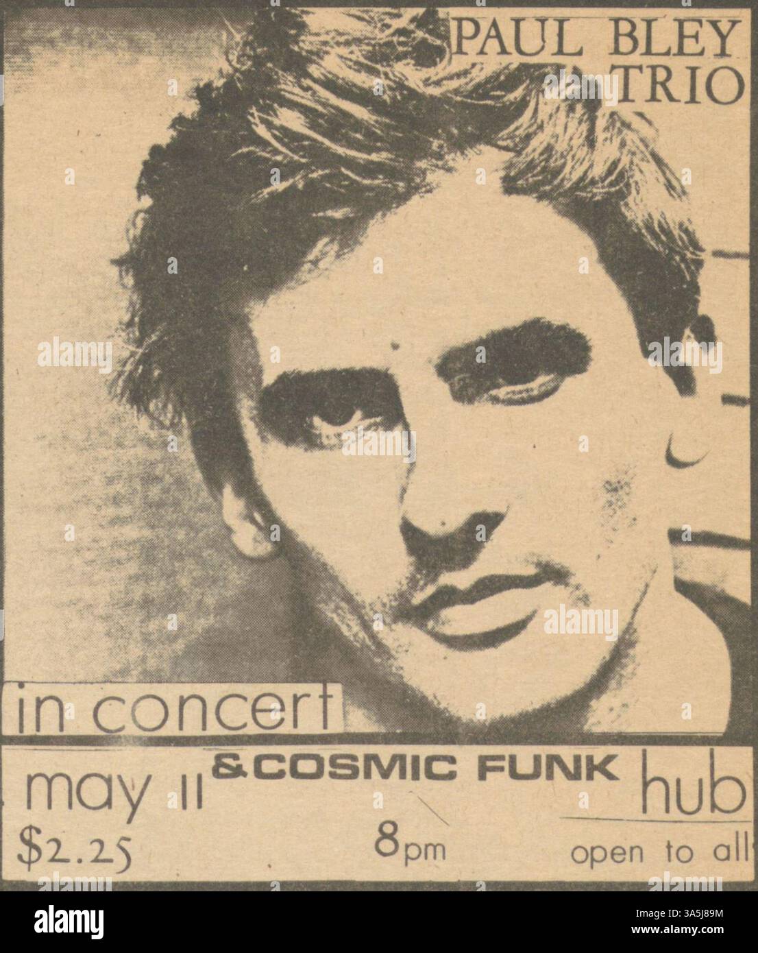 1968 the ad showcases a performance by paul bley hi-res stock ...