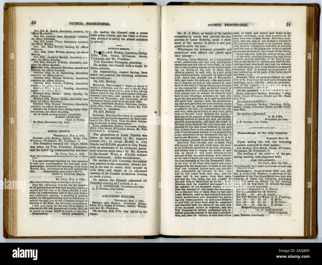 Detailing the official proceedings hi-res stock photography and images ...