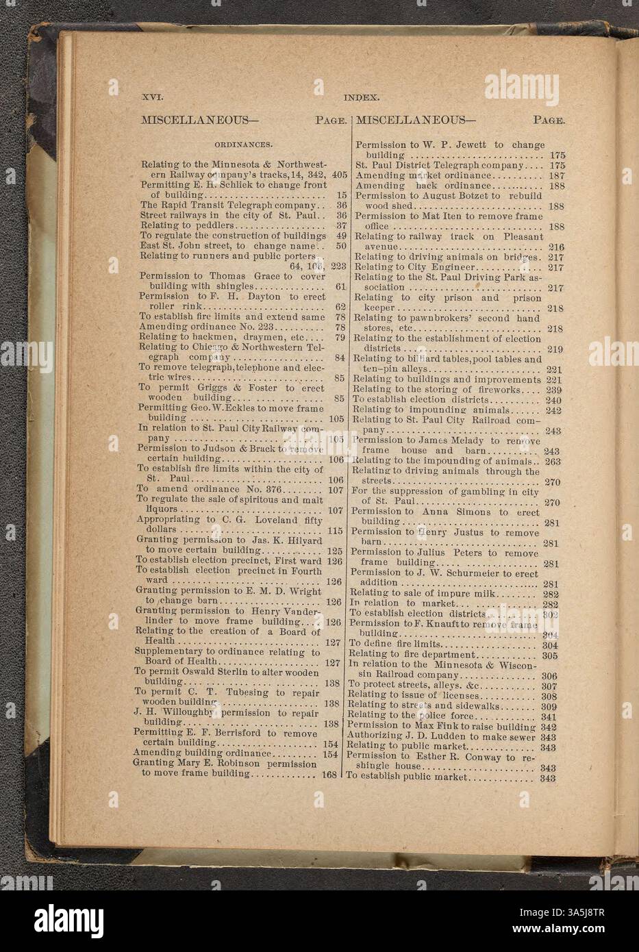 The official minutes of the 1884 Saint Paul Common Council, featuring ...