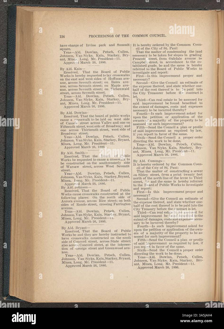The 1886 Common Council proceedings document key legislative actions, providing an important ...