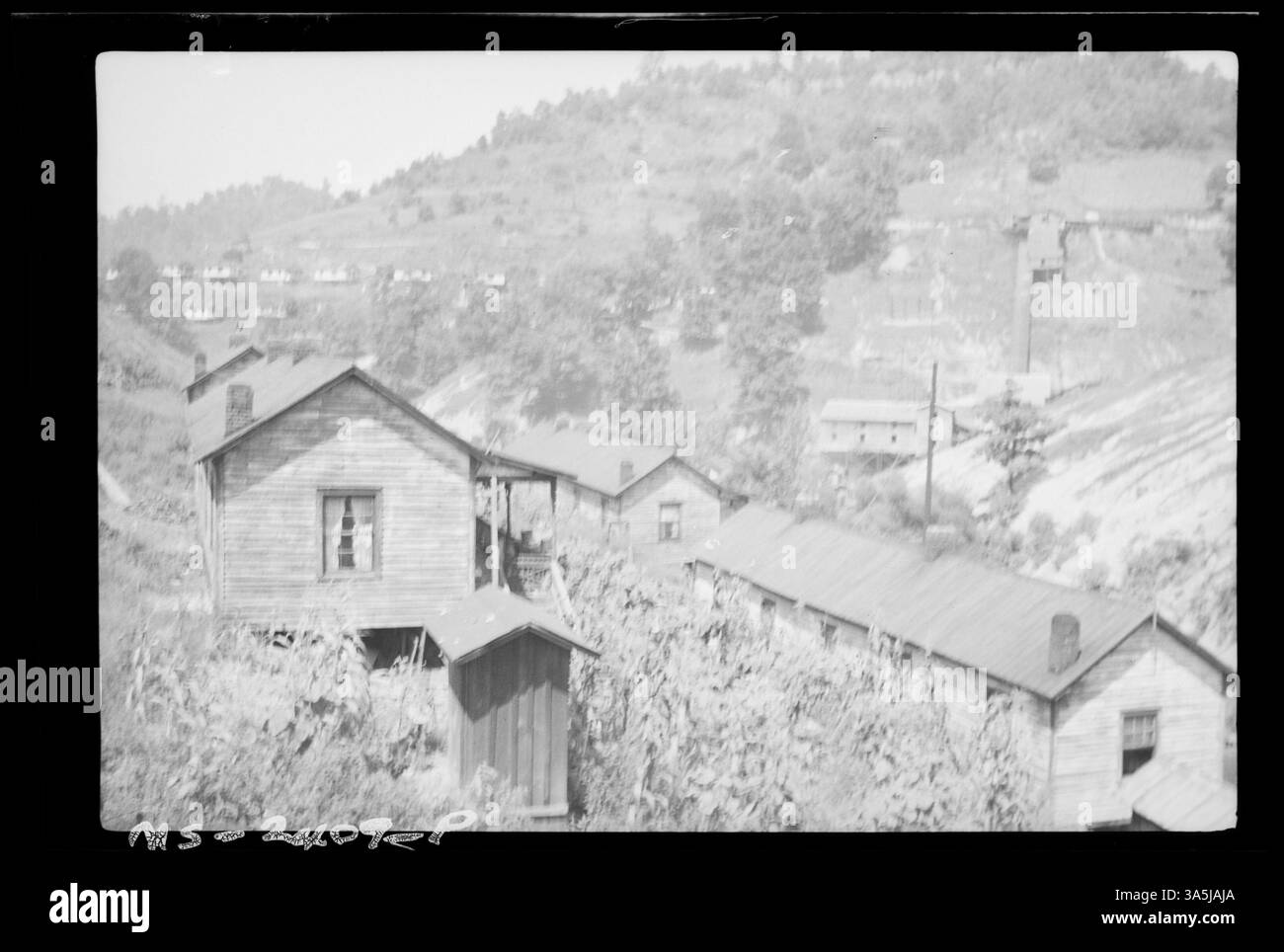 The Black section of the camp at Hardy Burlingham Mining Company’s ...