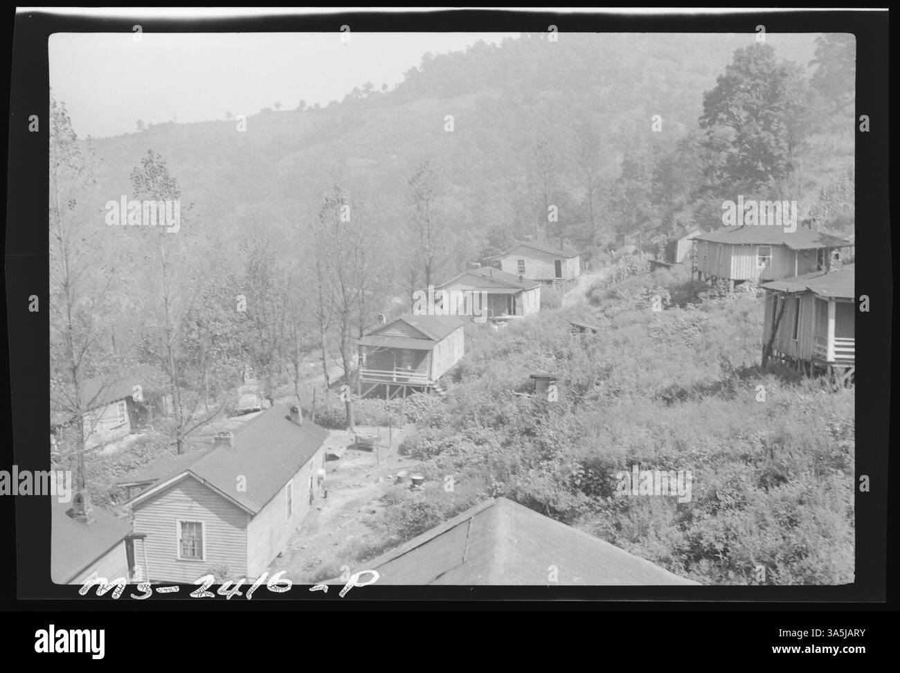 A view of the campsite at Columbus Mining Company, Mine #3 in ...