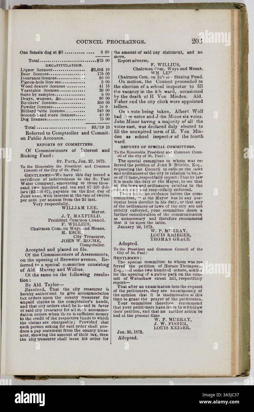 This record captures the st paul city councils activities for hi-res ...