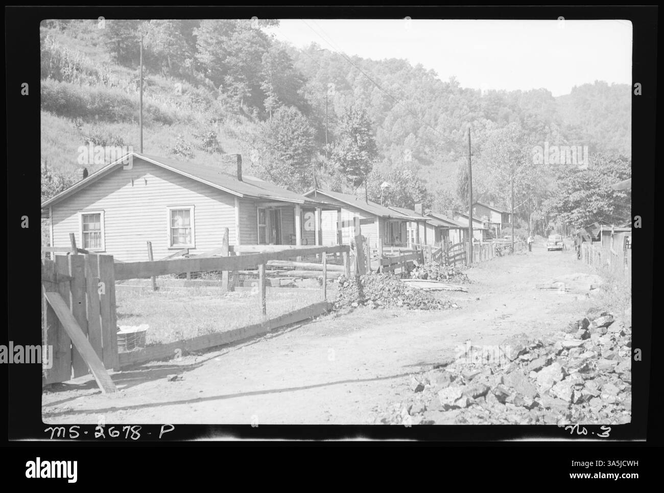A view of Main Street at the south end of the camp at Puritan Coal Corporation’s Thacker #1 Mine ...