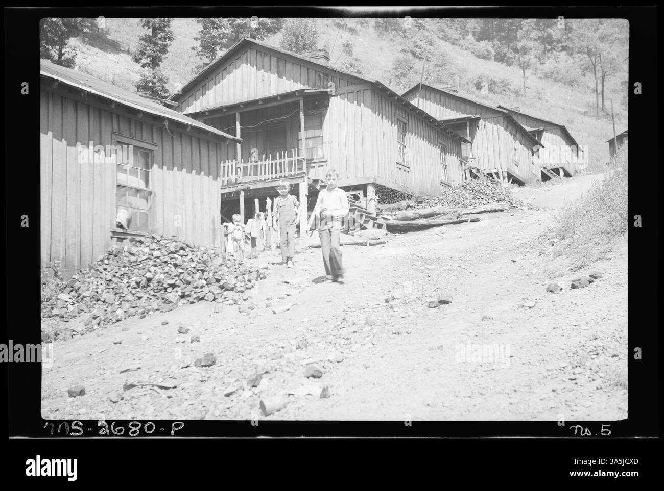 A view of house #3 surveyed at Puritan Coal Corporation’s Thacker #1 ...