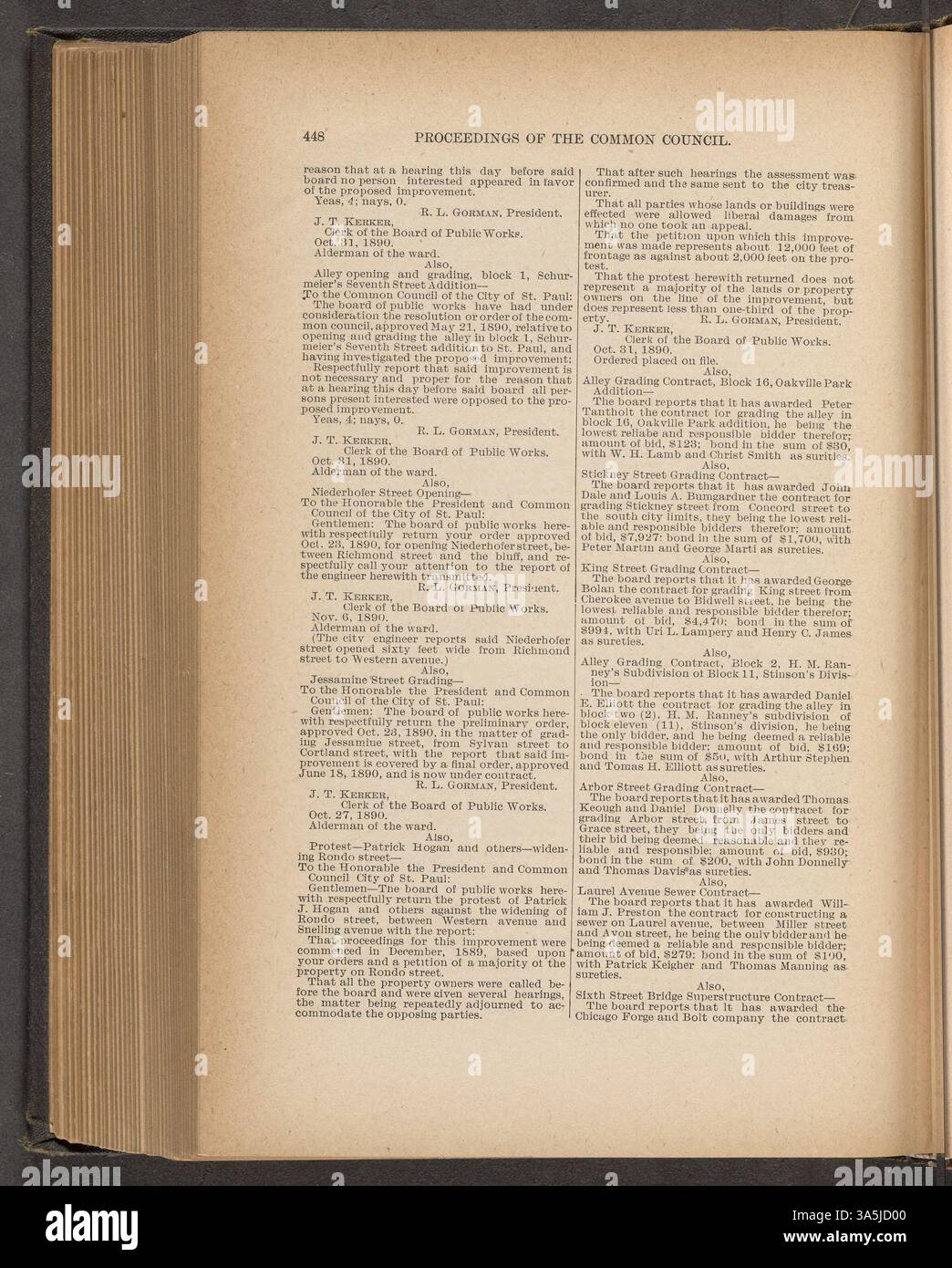 Official documentation of the saint paul city councils actions hi-res ...