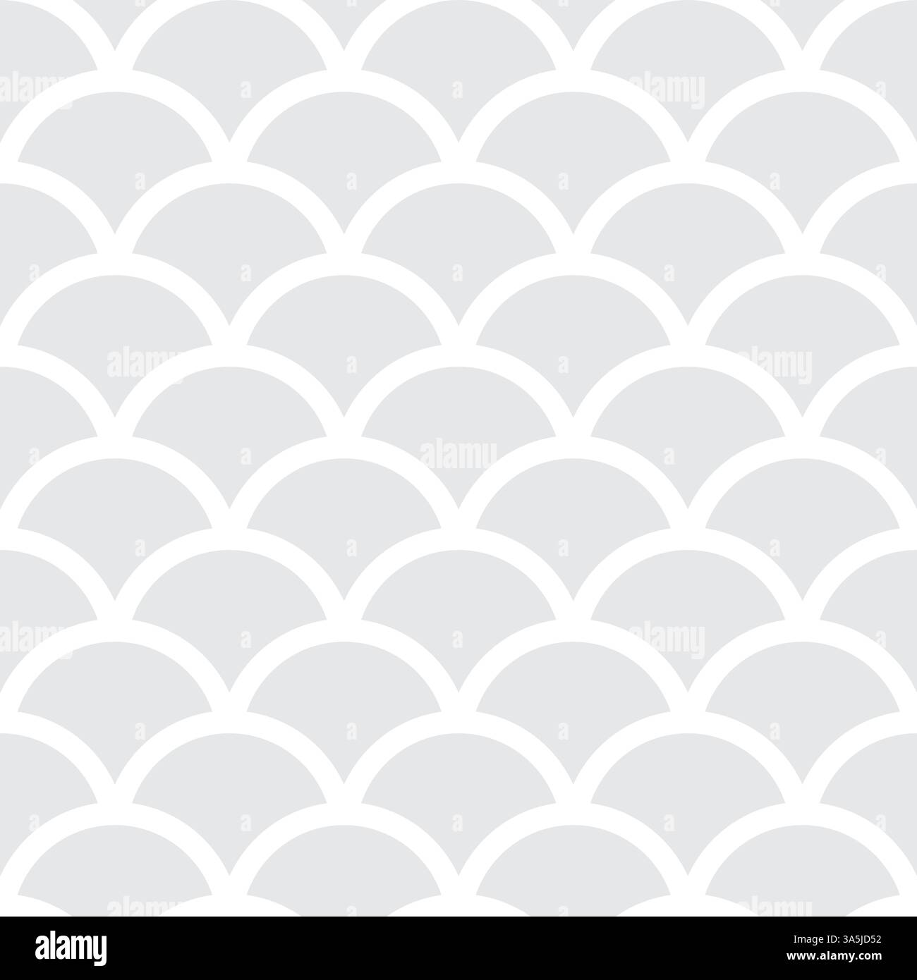 Traditional light grey Seigaiha Japanese seamless wave pattern, texture ...
