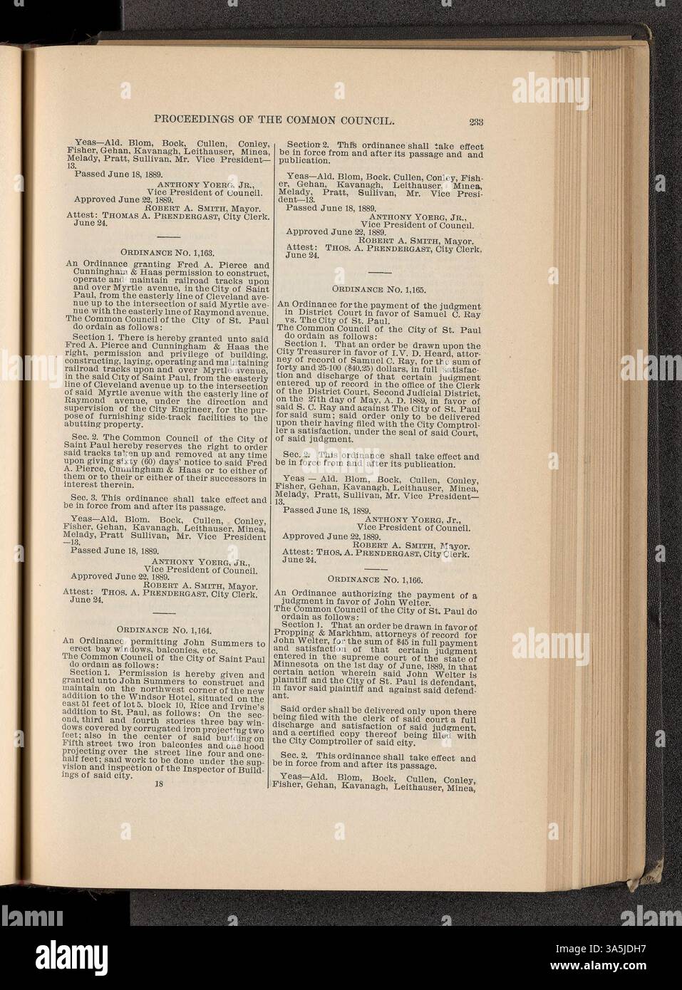 This collection contains the official minutes of the Saint Paul Common ...