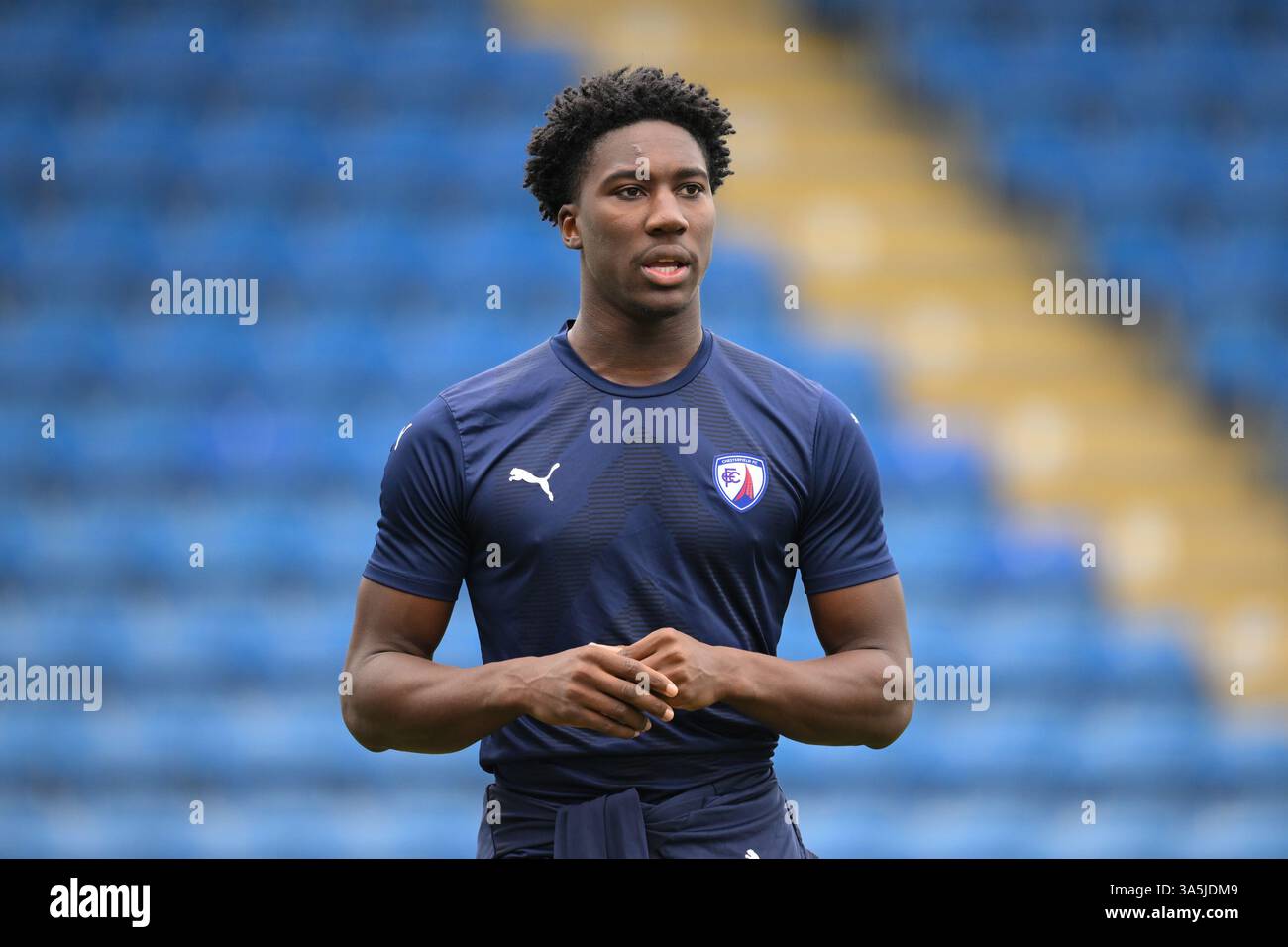Aribim Pepple Chesterfield during the Sky Bet League 2 match between ...