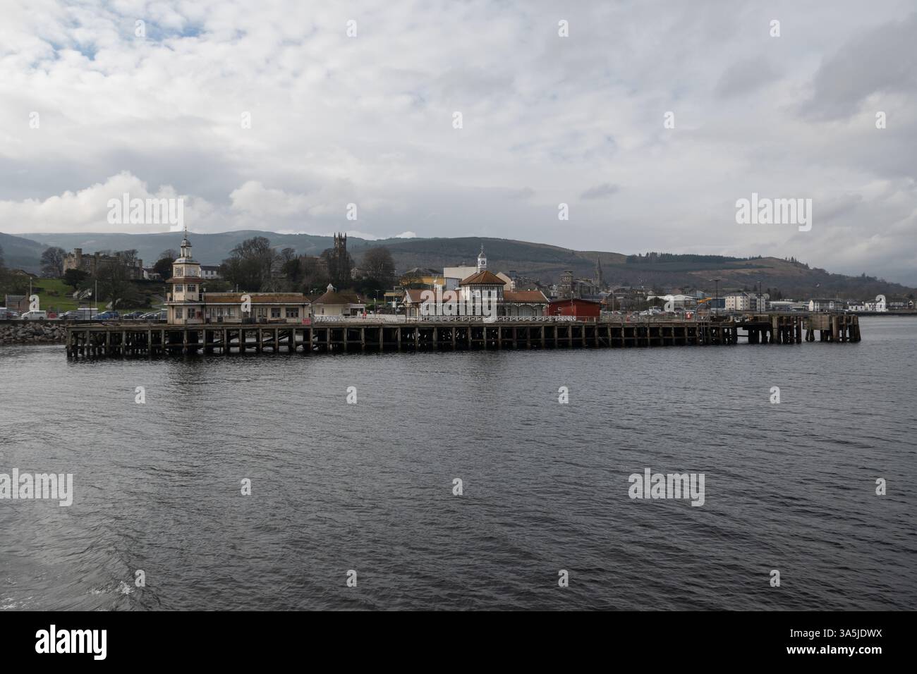 Victorian Dunoon timber ferry pier in Scotland, Category A listed ...