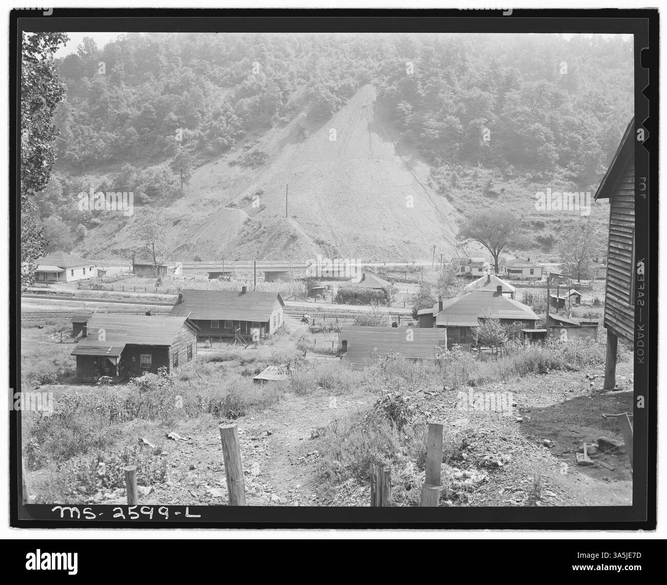 The view from the Sergent family’s front porch, showing the ...